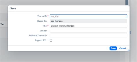 How To Configure And Apply Custom Themes Using Ui Sap Community