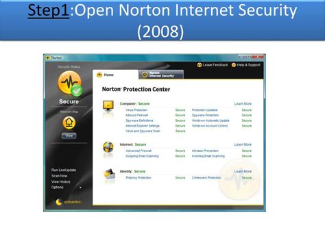 Ppt Configure Firewall In Norton Internet Security Powerpoint