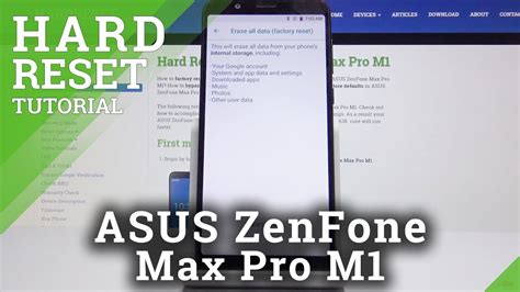 Factory Reset ASUS ZenFone Max Pro M1 Wipe Data Erase Everything