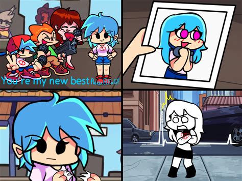 FNF Pico X Keith X Girlfriend And Kaity Meme Sky Anime Fnaf Keith Memes