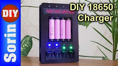 My Diy 18650 Battery Charger Youtube