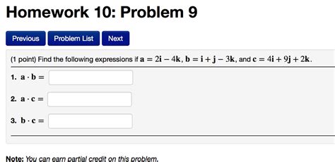 solved homework 10 problem 9 previous problem list next 1