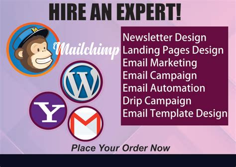 Design Responsive Mailchimp Email Template Or Newsletter By Classicconcept Fiverr