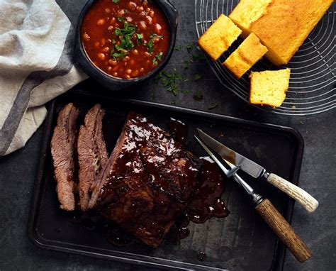 Texan Beef Brisket With Bbq Beans Recipe Fwhitlock And Sons