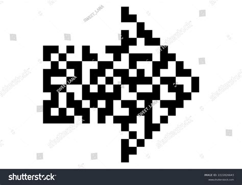 175 Imágenes De Qr Code Arrow Shape Imágenes Fotos Y Vectores De