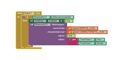 Timepicker With Ble And Arduino Mit App Inventor Help Mit App Inventor Community