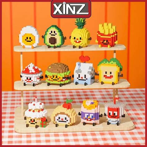 Jual Xinz Mainan Balok Susun Buah Nano Blocks Mini Series Model 3d Diy Hadiah Blok Shopee