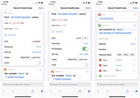 using shortcuts and serverless to build a personal apple health api
