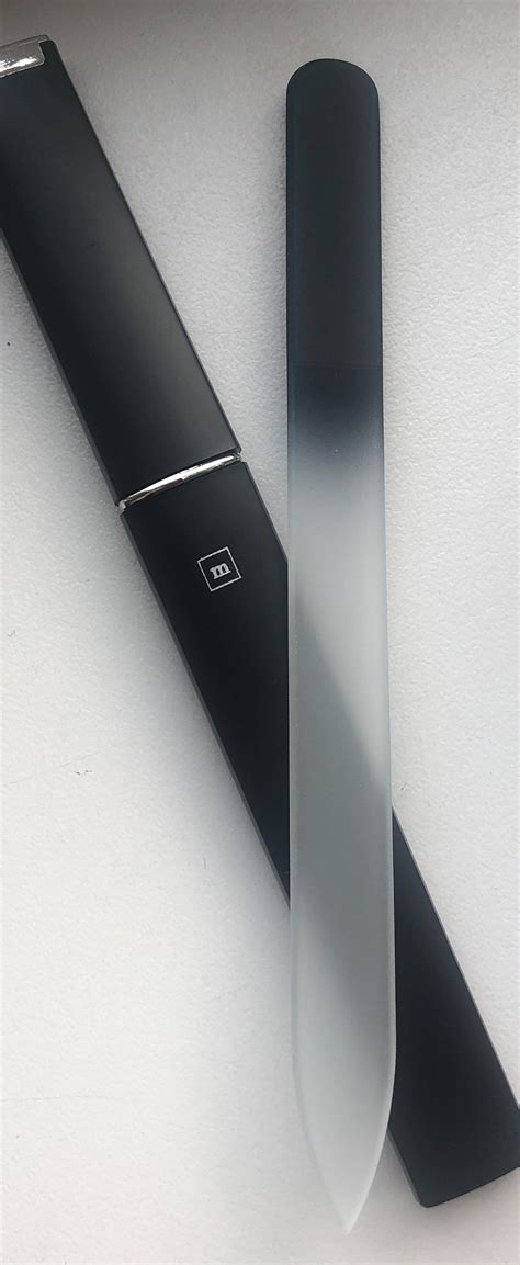 Crystal Glass Nail File With Case Etsy