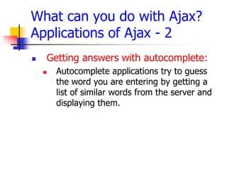 Ajax Part I PPT
