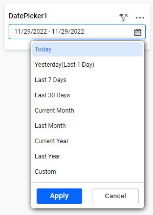 Default Relative Dates In Date Picker In Bold BI Windows Feedback Portal
