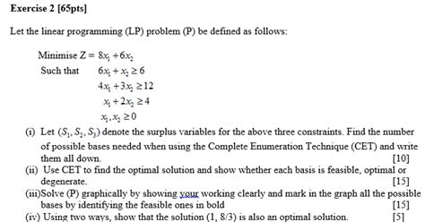 optimization linear programming optimal solutions mathematics