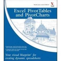 Libro Excel Pivot Tables And Pivotcharts Your Visual Blueprint For