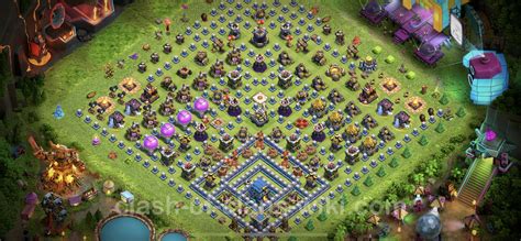 Funny Troll Base Th12 With Link Town Hall Level 12 Art Base Copy 23