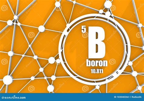 Boron Chemical Element Stock Illustration Illustration Of Mass