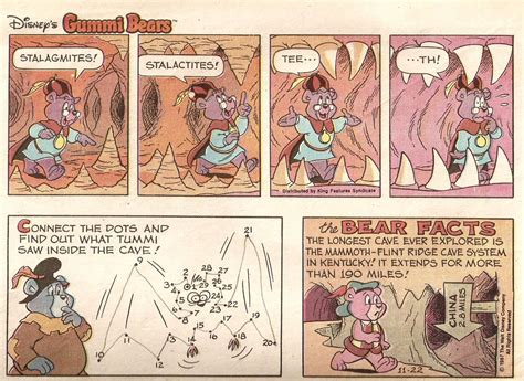Sunday Comics Debt Disneys Gummi Bears