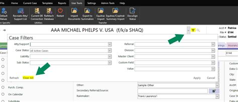 Filter Your Cases In 3 Steps Case List Filters Tool Case Management Software Trialworks