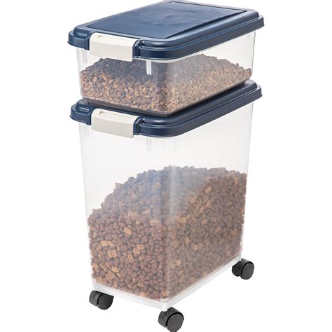 Iris 3 Piece Airtight Pet Food Storage Container Set And Reviews Wayfair