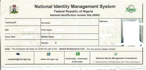 Nimc Nimc Begins Identification Number Issuance To Citizens In U S Uk