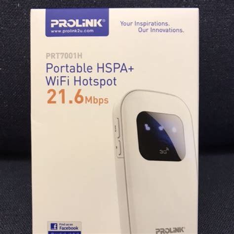 Prolink Portable HSPA Wifi Hotspot Egg PRT H TV Home Appliances TV Entertainment