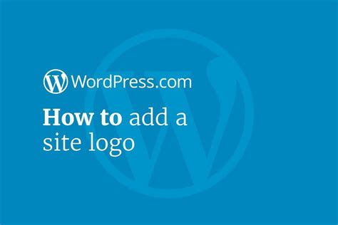 WordPress Tutorial How To Add A Site Logo Educacion Novedad Redes Sociales