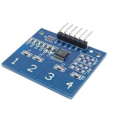 Teclado Módulo Sensor Touch Capacitivo 4 Vias Ttp224 Arduino 1 Peça