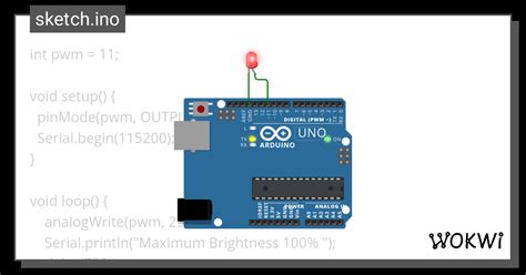 Led Based Brightness Control Wokwi Esp Stm Arduino Simulator