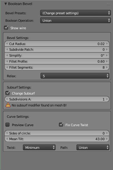 Wip Bevel After Boolean Released Scripts And Themes Blender