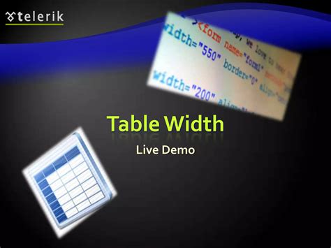 Html Tables And Forms Pptx