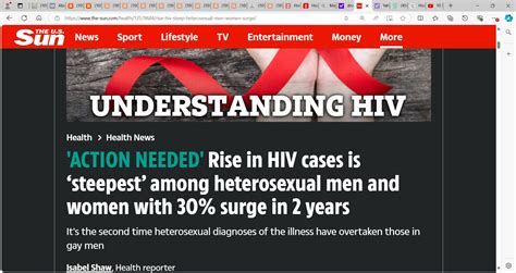 New Hiv Diagnoses Among Heterosexual Men And Women In England Have