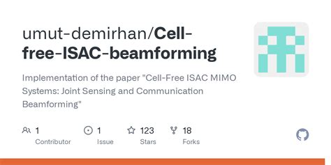 Github Umut Demirhancell Free Isac Beamforming Implementation Of