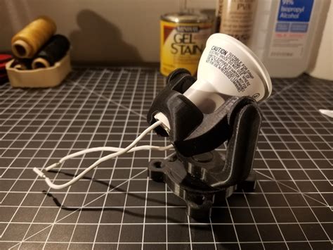 3d Printed 2 Axis Gimbal For Directional Lighting By Barry Maxwell