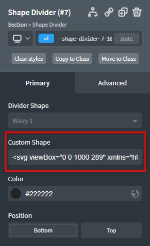How To Import Your Own Custom Shape Divider In Oxygen V