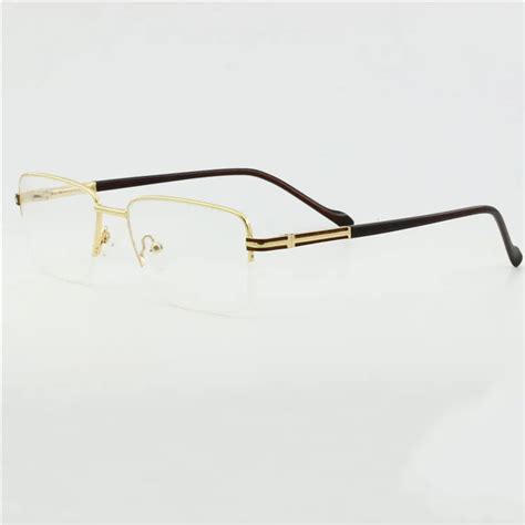 2063 Metal Half Rim Frame Classic Eyewear Optical Eye Glasses