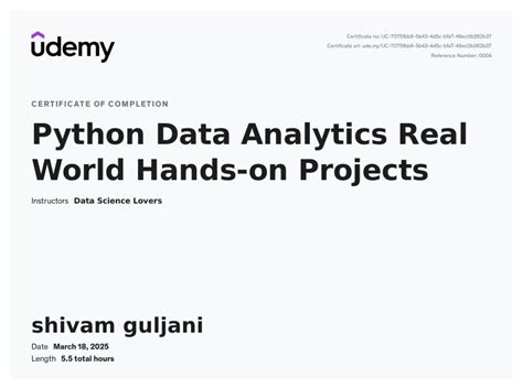 Dataanalytics Python Continuouslearning Udemy Careergrowth