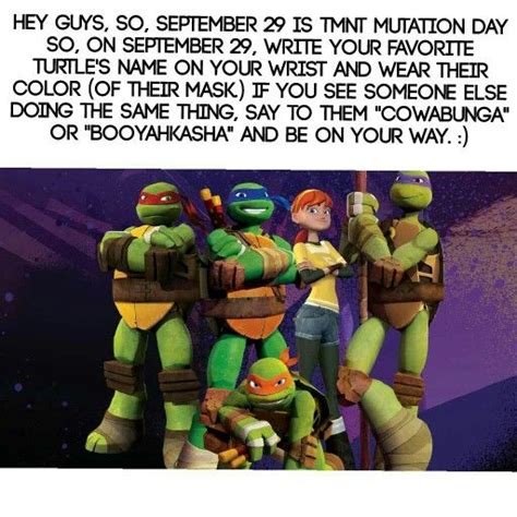 Happy Mutation Day Tmnt Teenage Ninja Turtles Teenage Mutant Ninja