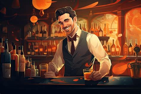 Premium AI Image Amidst A Cozy Cafe Ambiance Employees Engage In