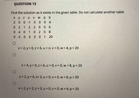 Solved Question 13 V Find The Solution As It Exists In The
