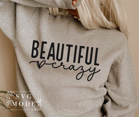 Beautiful Crazy Svg Png Country Girl Svg Just A Small Town Etsy