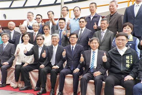 關務署巡緝艇海雄艇交船典禮（3）圖 中央通訊社 Line Today