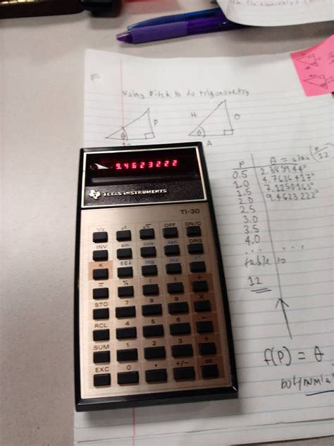 Eddies Math And Calculator Blog Retro Review Ti 30 1976