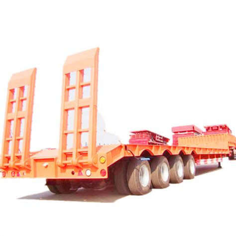 4axles 로우 베드 트럭 트레일러 의 고품질 4axles 로우 베드 트럭 트레일러