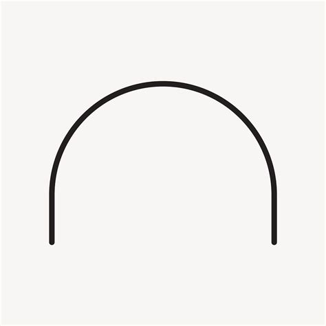 Simple Arch Shape Illustration Vector Premium Vector Rawpixel