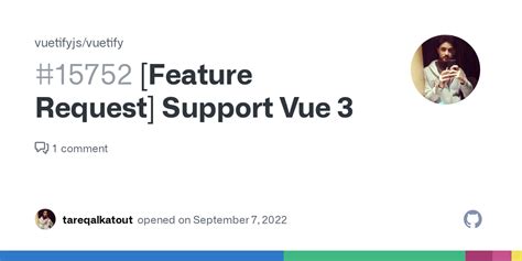 Feature Request Support Vue 3 Issue 15752 Vuetifyjs Vuetify GitHub