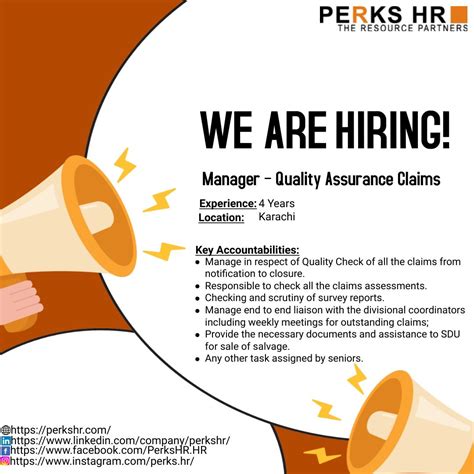 Perks Hr Pvt Ltd On Linkedin Hiringnow Managerquality