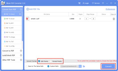 Convert From PDF Bitwarsoft
