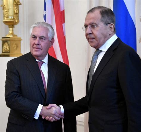 President Trump Secretary Tillerson To Meet Russian Foreign Minister