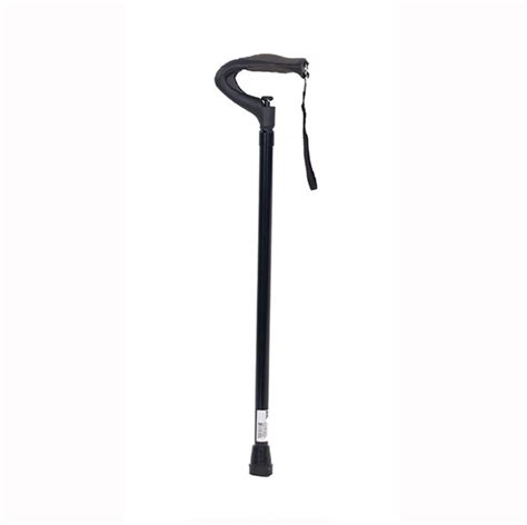 Walking Cane With One Push Button Adjustable Height