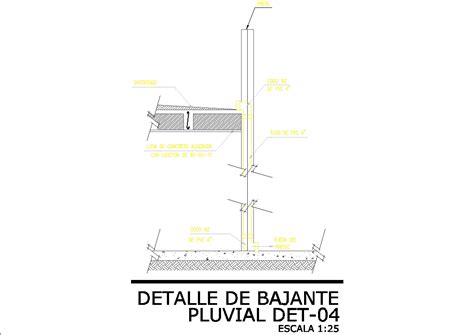 Detalles Constructivos De Bajante Pluvial 148 Kb Bibliocad