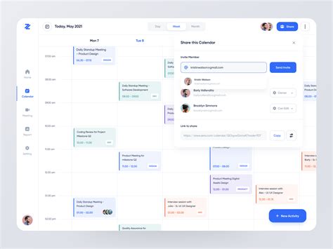 Zeros Calendar Web App By Barly Design For Dipa Inhouse On Dribbble